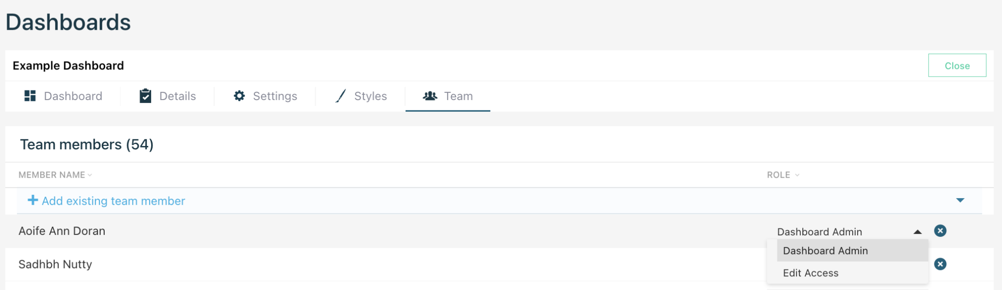 Sharing Dashboards - TolaData